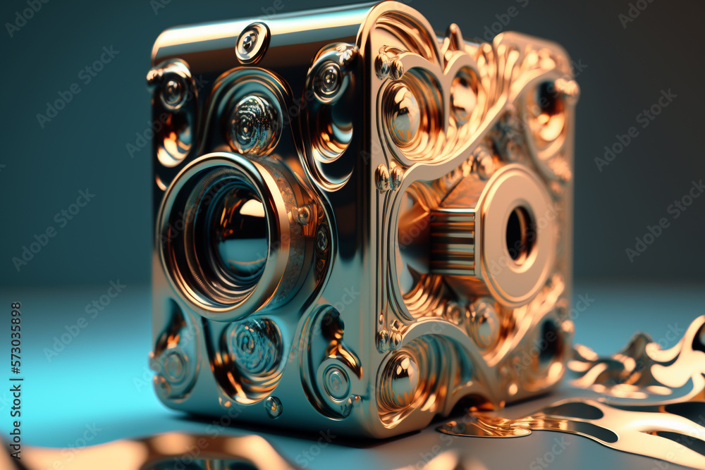 Psychedelic Futuristic Camera: High-Tech Digital Device AI-Generated ... Psychedelic Futuristic Camera: High-Tech Digital Device AI-Generated ...