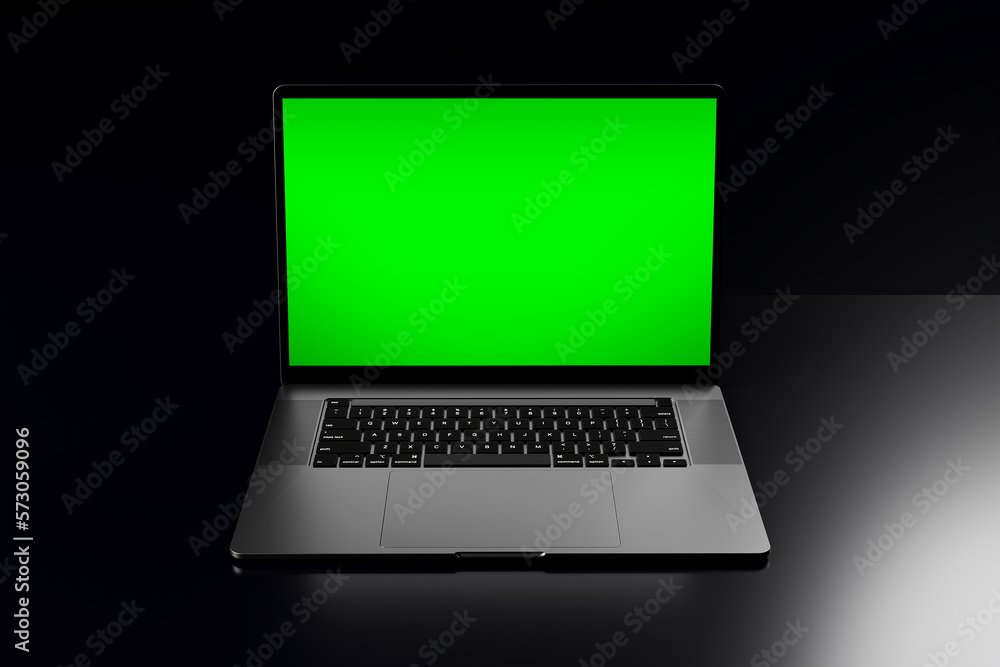 3d render illustration of apple macbook pro mockup ui app website ...