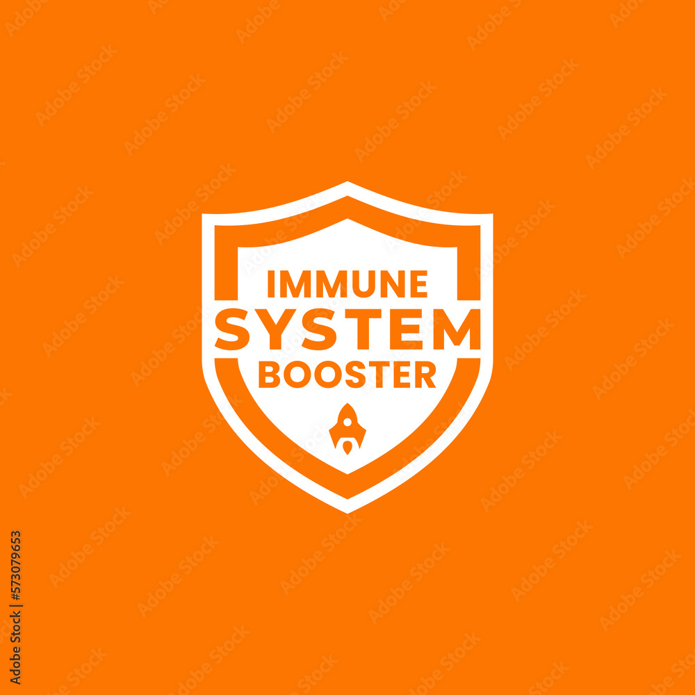 immune system label vector or immune system badge vector isolated ...