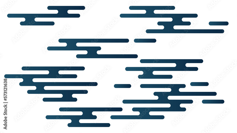 set of Japanese cloud on PNG transparent Stock Illustration | Adobe Stock