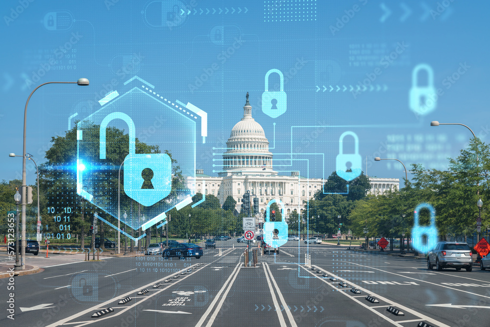 Capitol dome building exterior, Washington DC, USA. Home of Congress ...
