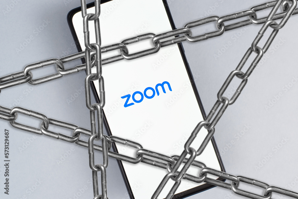 Fotka „Zoom and blocking, arrest, sanctions, cancellation, crisis ...