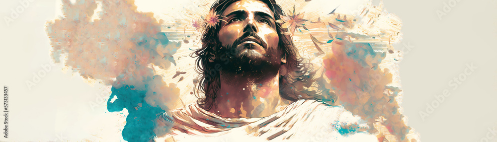 god religious spiritual illustration gospel grace blessed background ...