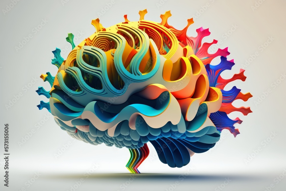 Cartoon Cinematic: Super-Resolution 32k Abstract Brain Design with ...