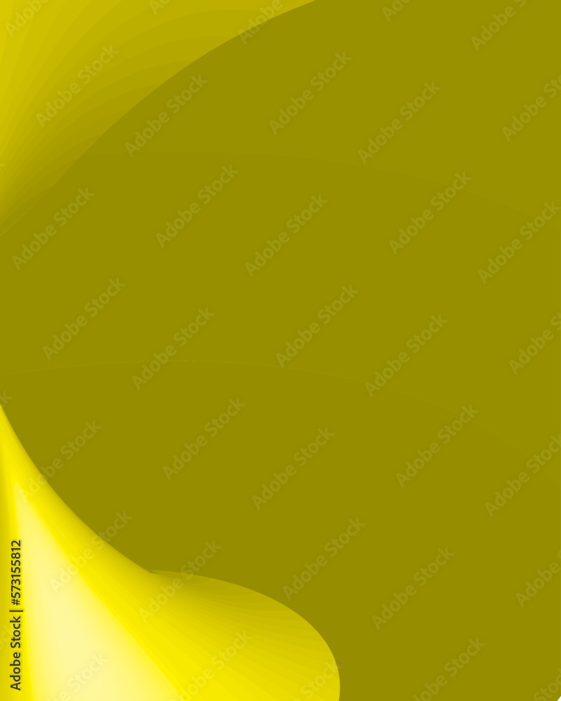 Abstract yellow background with smooth lines. Vector illustration for ...
