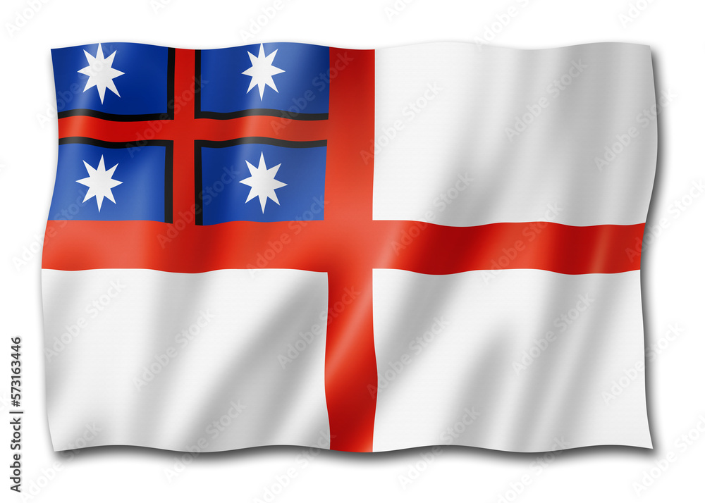 Maori United Tribes Territory flag, New Zealand Stock Illustration ...
