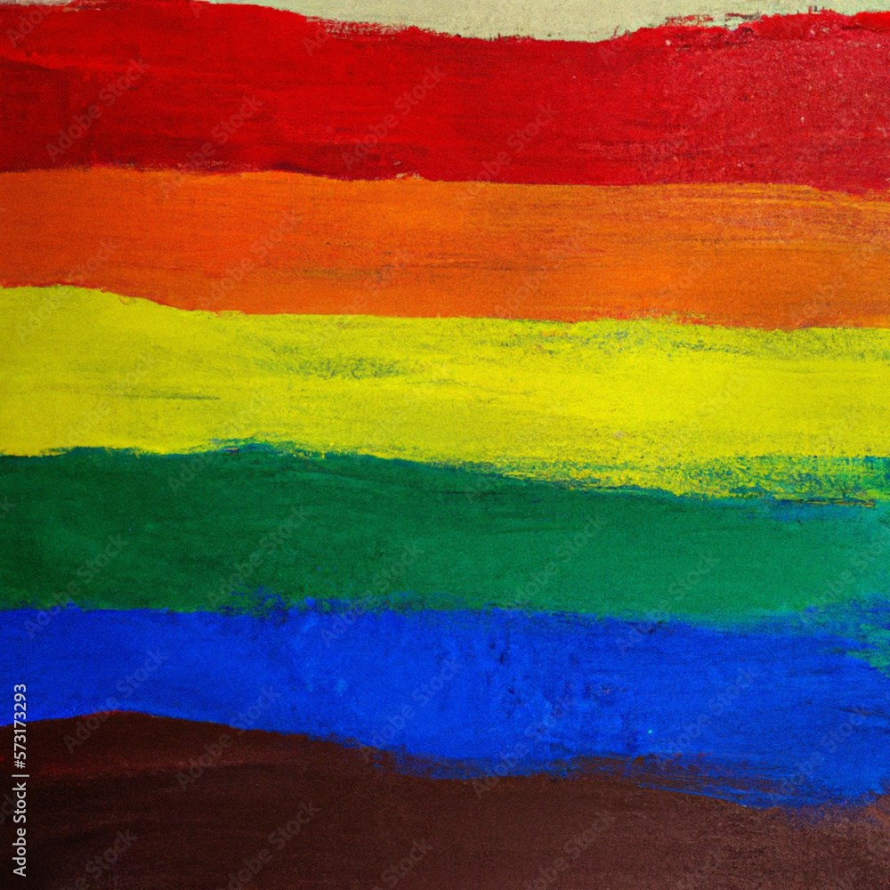 Rainbow flag, Pride flag, Freedom flag is an international symbol of ...