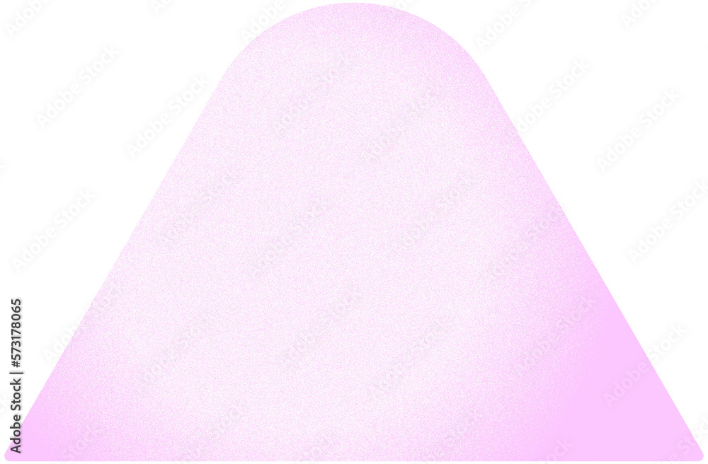 Geometric form with noisy gradient. Pink triangle with grainy texture ...