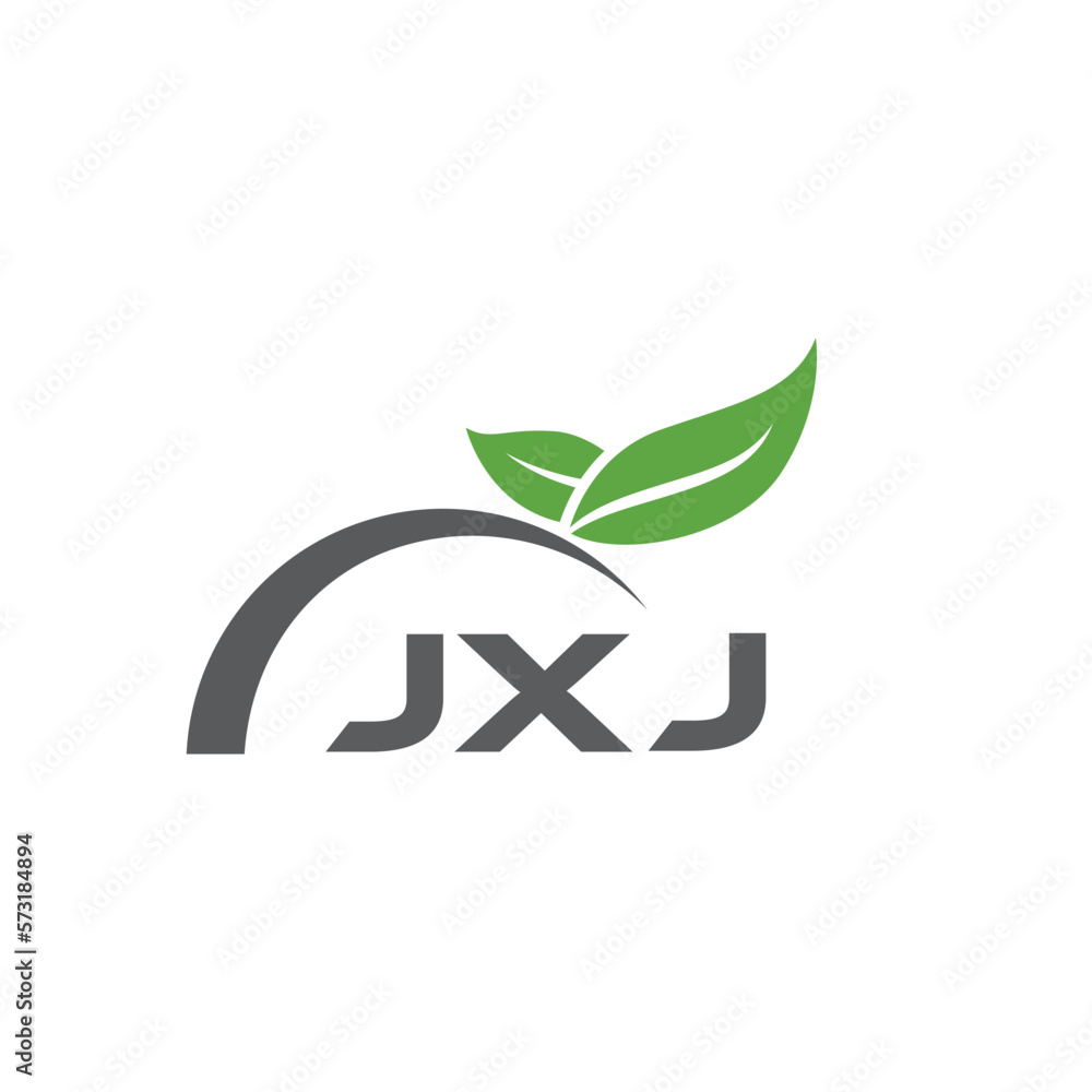 JXJ letter nature logo design on white background. JXJ creative ...