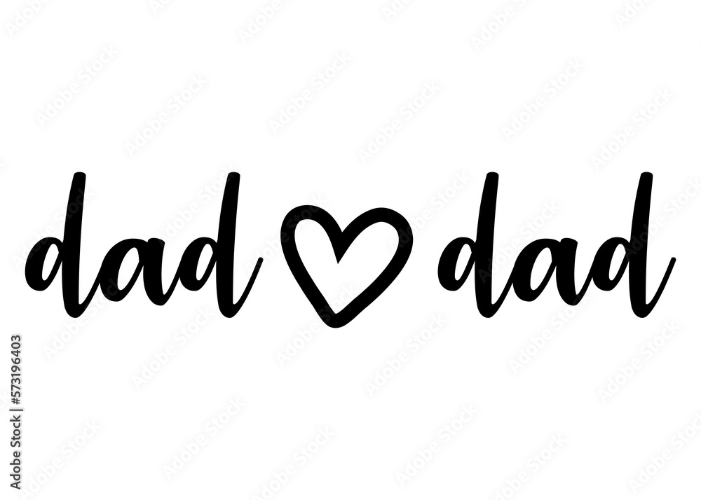 Logo lgbt. Mes del orgullo. Día del Padre. Letras palabras dad and dad ...