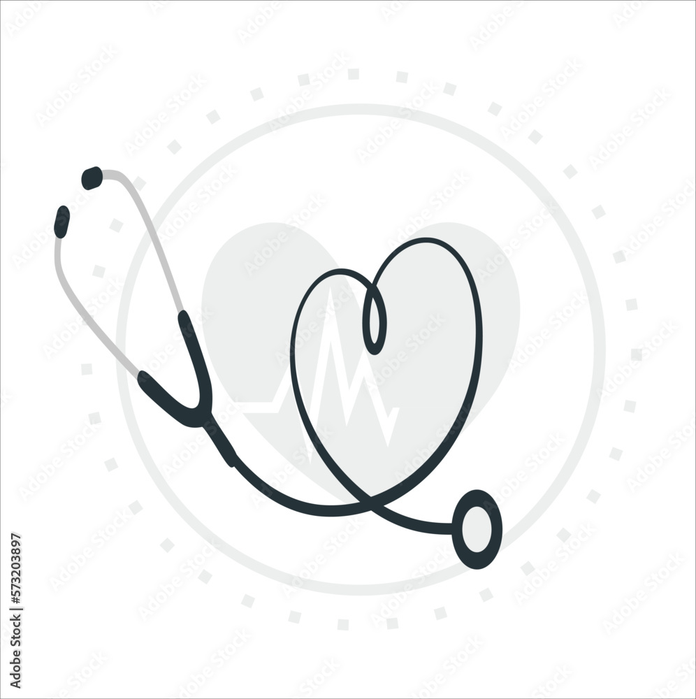 Statoscope Pulse Logo Template Design Vector Emblem Design Concept statoscope-pulse-logo-template-design-vector-emblem-design-concept