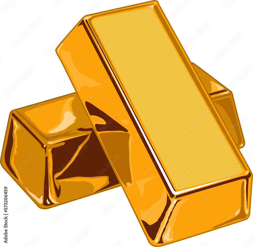 Gold png graphic clipart design Stock Illustration | Adobe Stock