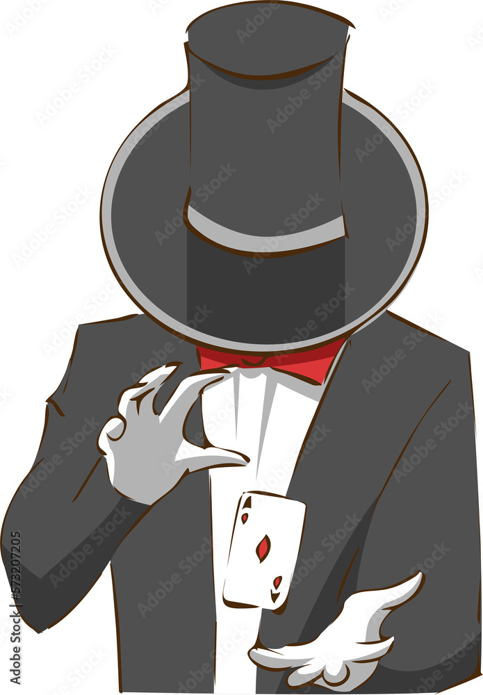 Magician png graphic clipart design Stock Illustration | Adobe Stock