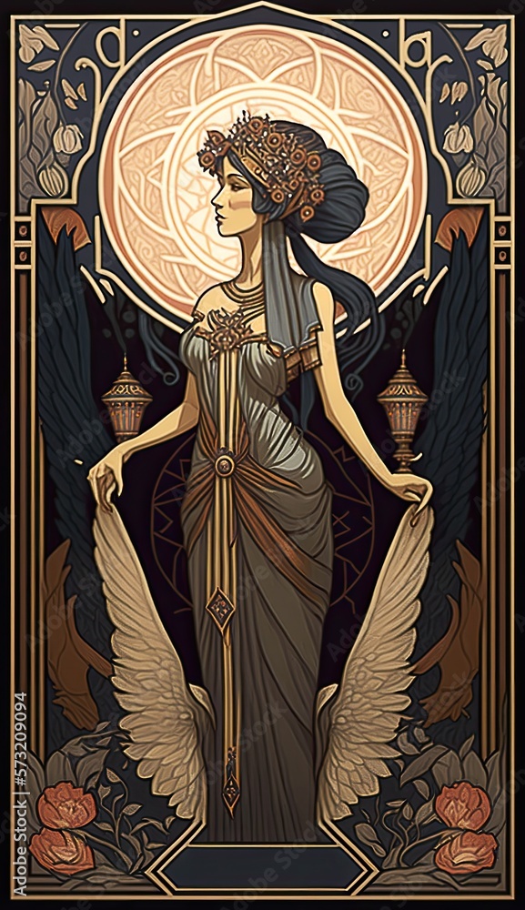 Isis, Egyptian Goddess, ideal mother and wife and the mother of nature ...