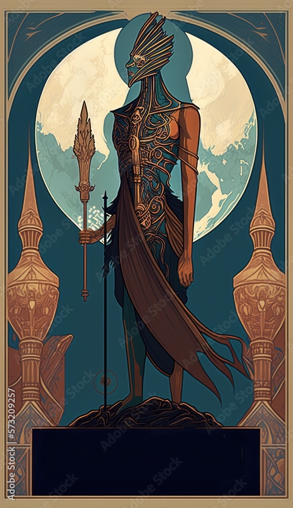 The Egyptian God, Ptah – Creator God & Maker of Things in Egypt. AI ...