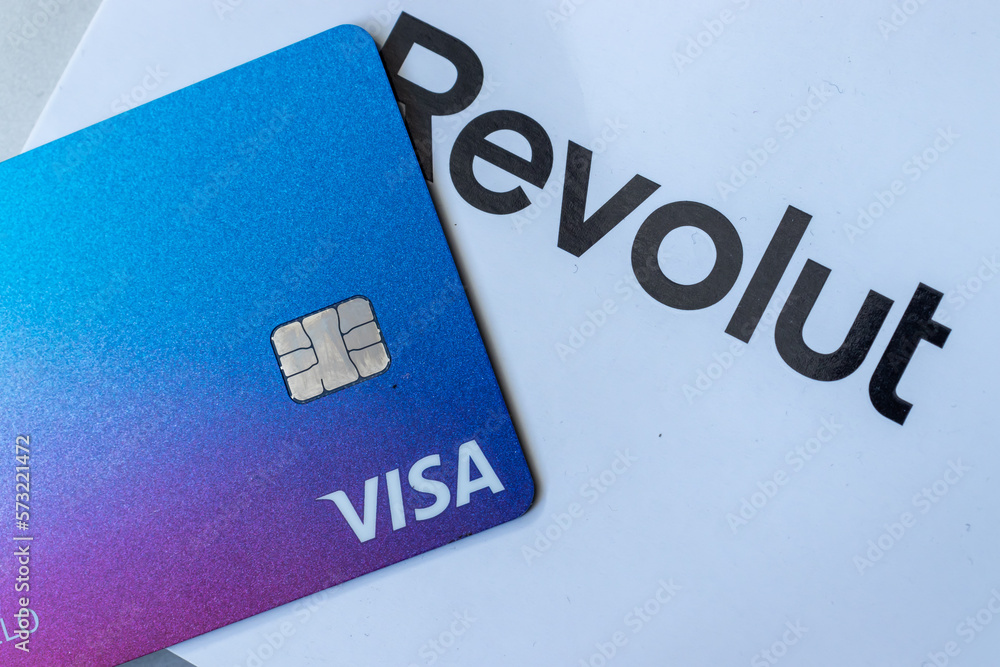 Revolut brand name logo. Banking logotype. Banking app logo Stock Photo ...