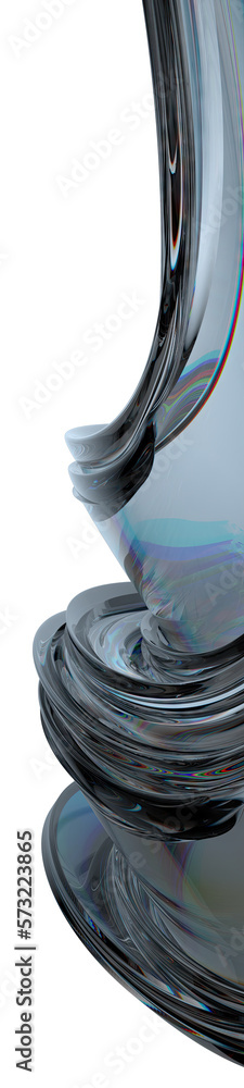 Glass spectrum dispersion plate elongated object website background ...