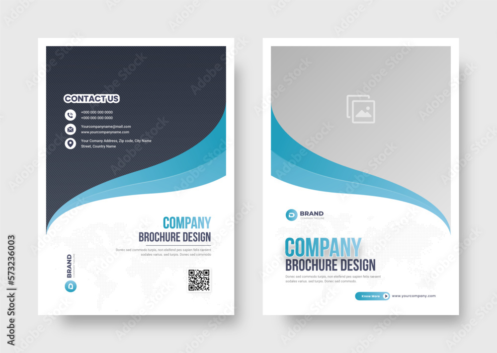 Company Profile Brochure Template. Annual Report Layout. Brochure Cover ...