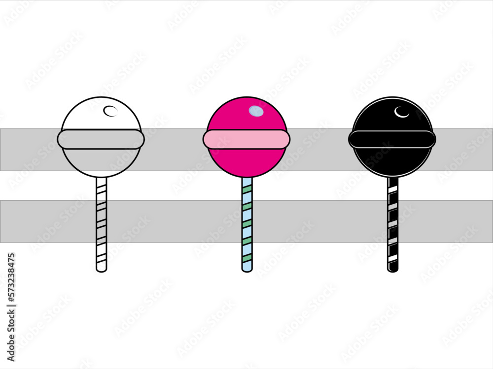 Lollipop SVG | Sweets Candy Svg | Round Lollipop Svg | Candy Swirl Svg ...