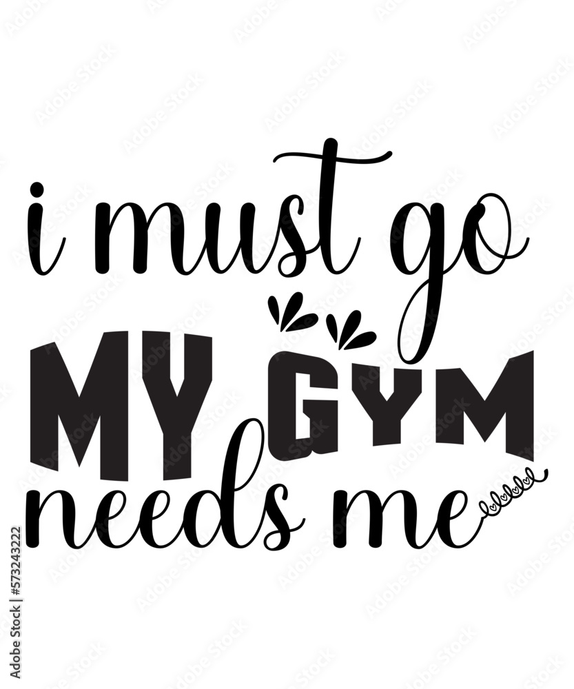 Gym Svg Bundle, Gym Svg Cut File, Gym Svg T-Shirt Design, Gym ...