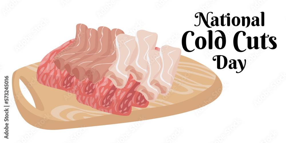 National Cold Cuts Day, idea for a horizontal design for an event or ...