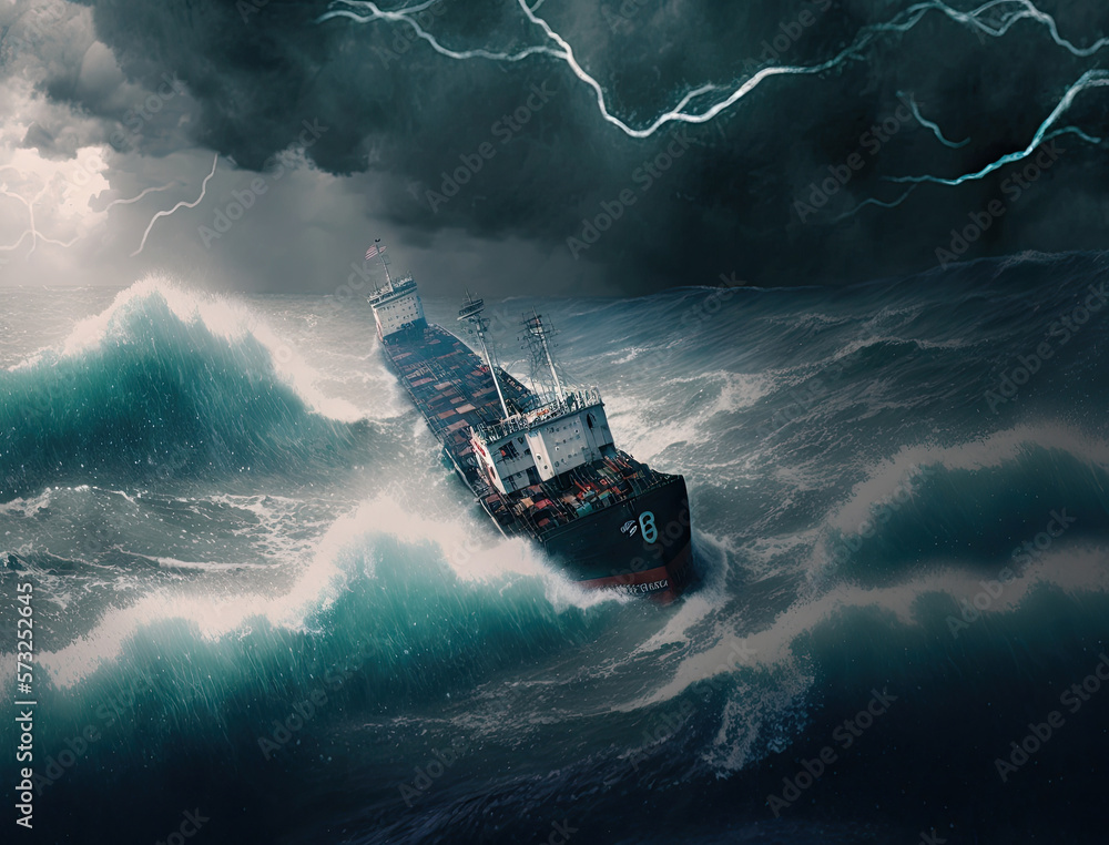 Cargo Ship Storm