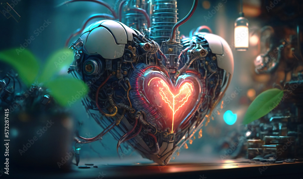 The unique Cyber Heart core Visual effects are brought to life in a ...