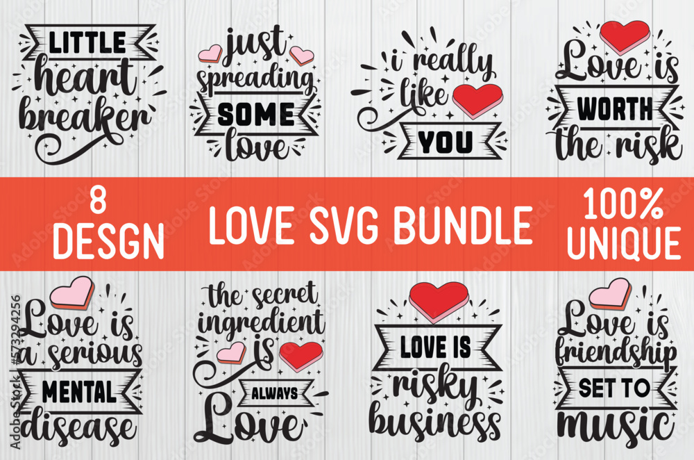 Love Svg Bundle, Valentines Svg, Valentines Day Svg ,Love Cut File ...
