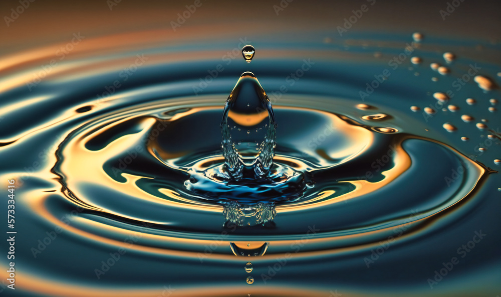 Water Drop Ripple Effect