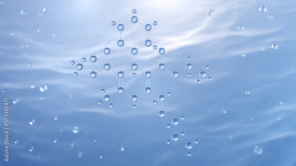 amlodipine molecular structure, 3d model molecule, norvasc, structural ...