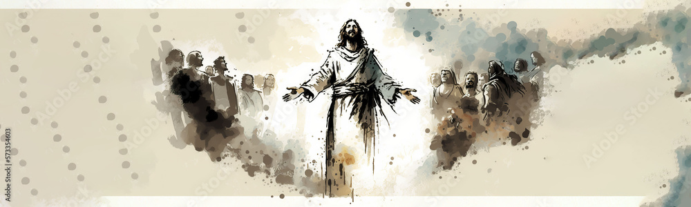 god religious spiritual illustration gospel grace blessed background ...