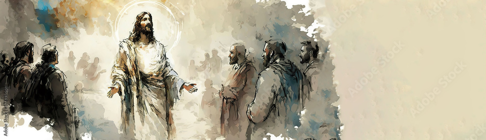 god religious spiritual illustration gospel grace blessed background ...