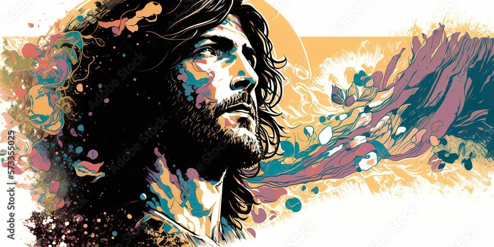 god religious spiritual illustration gospel grace blessed background ...