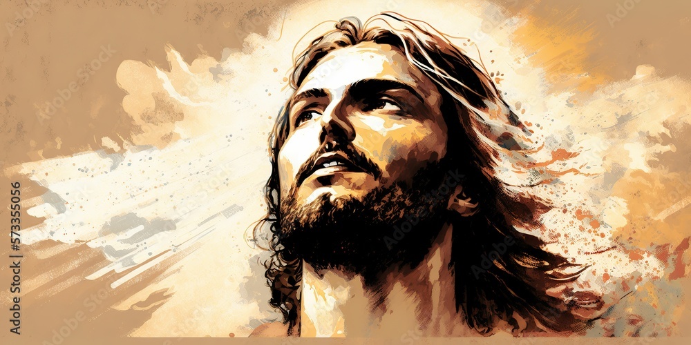 god religious spiritual illustration gospel grace blessed background ...