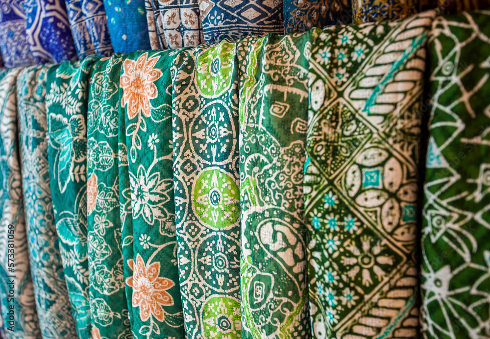 Various Batik motifs, Batik is a traditional Indonesian cloth, UNESCO ...
