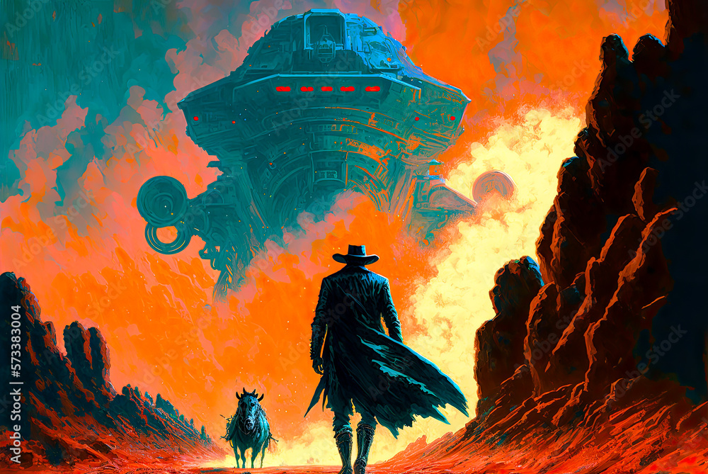 Western Sci Fi Space