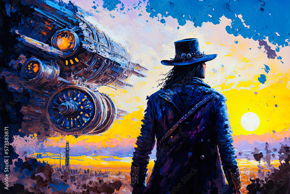 Western Sci Fi Space