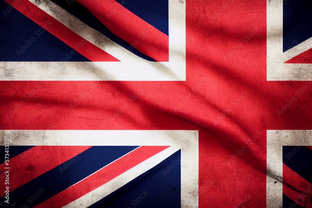 British flag. Generative AI Stock Illustration | Adobe Stock