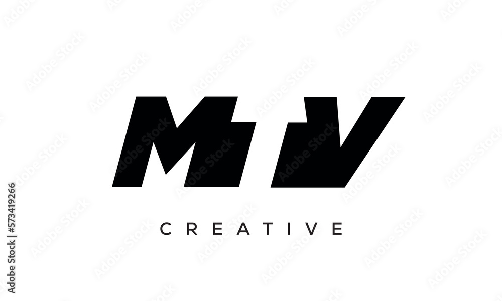 MTV letters negative space logo design. creative typography monogram ...