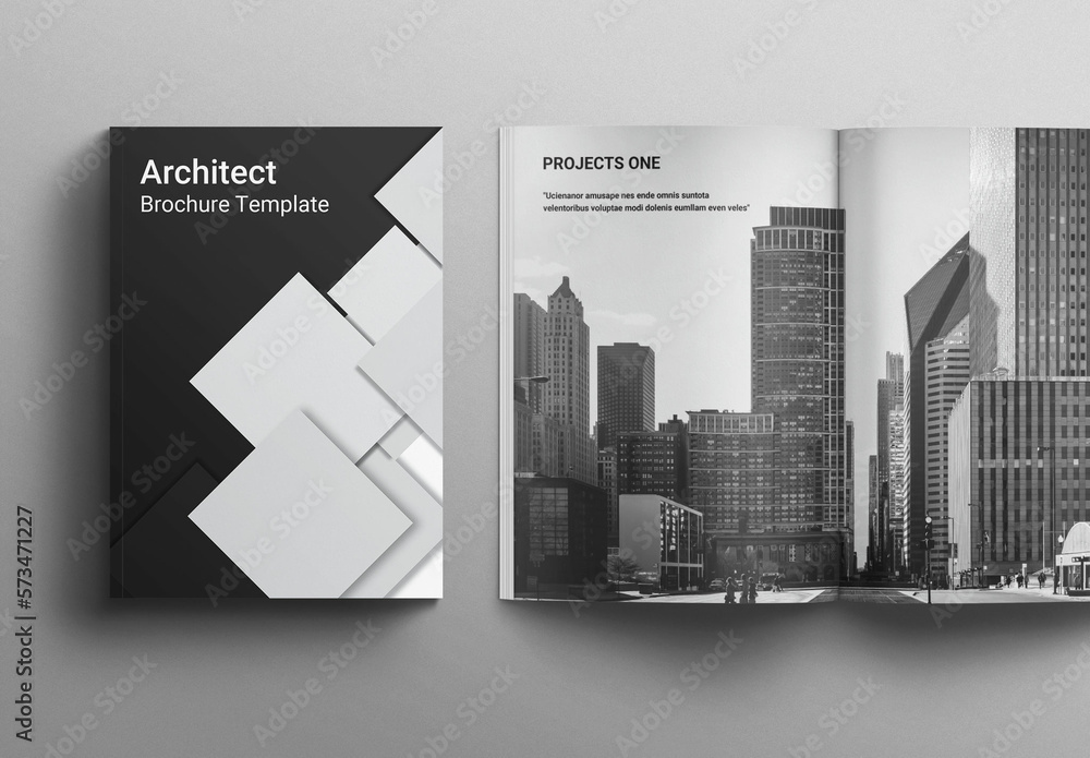 Architect Brochure Template Stock Template | Adobe Stock