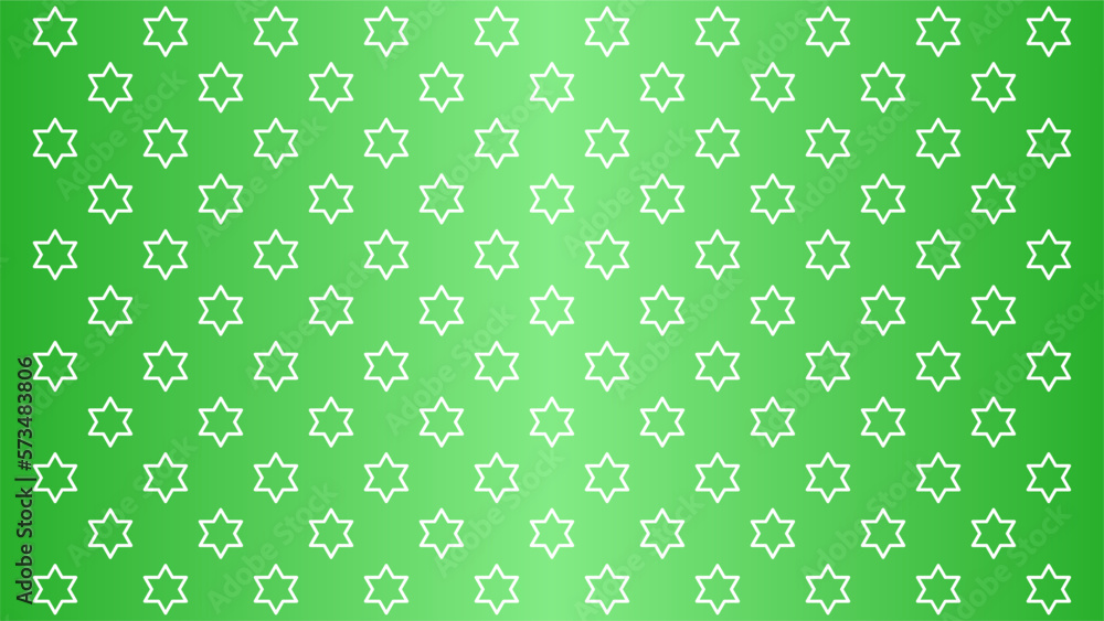 Seamless pattern of islamic star background with green color for ...