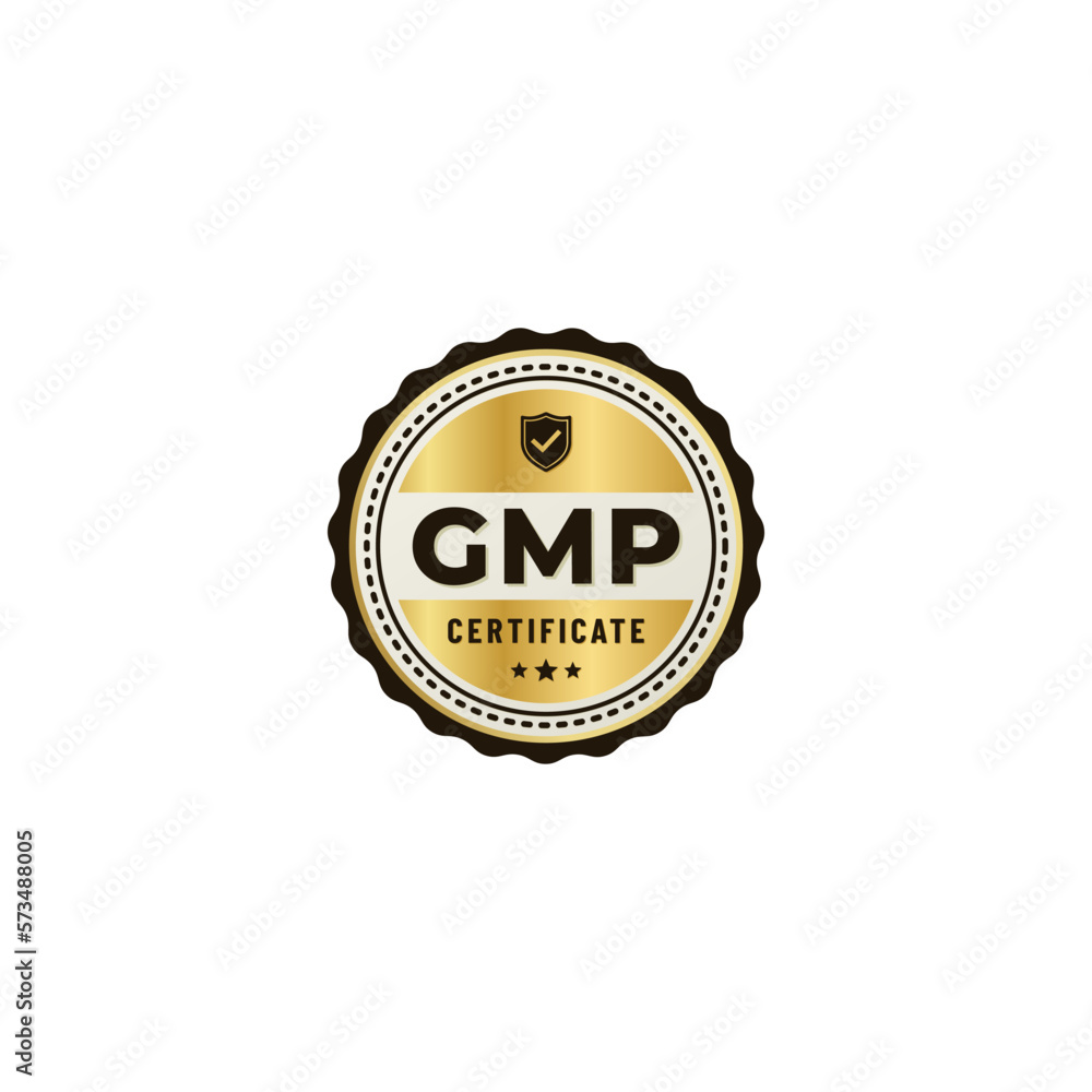 Best GMP certified logo or gmp certified label on black background ...