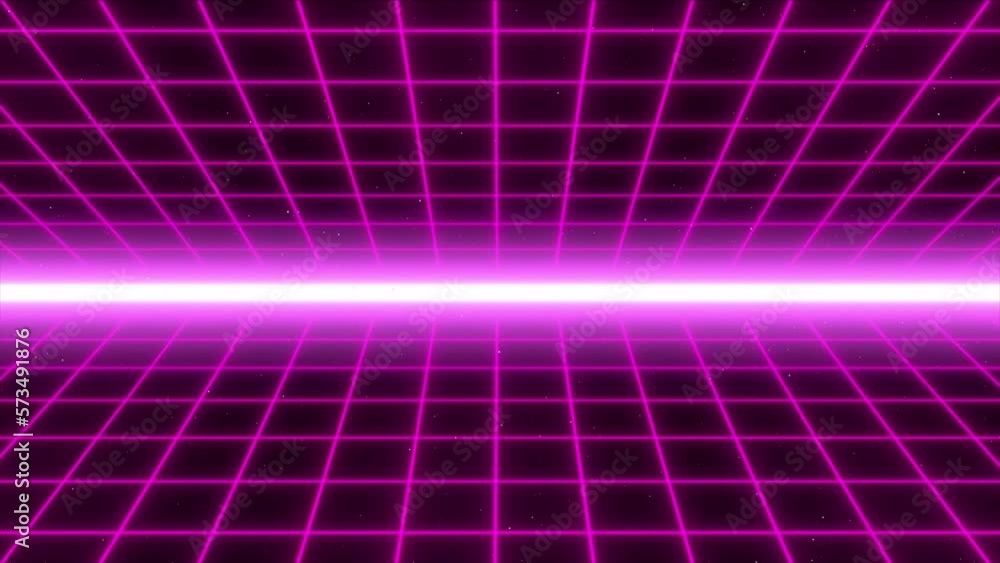 Retort Loop Animation Video Background, 80s Futuristic Retro Background ...
