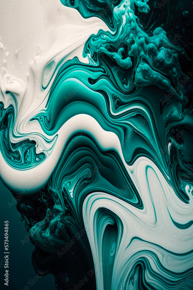 Stunning liquid ink paint splatter wavey ocean sea water phone ...