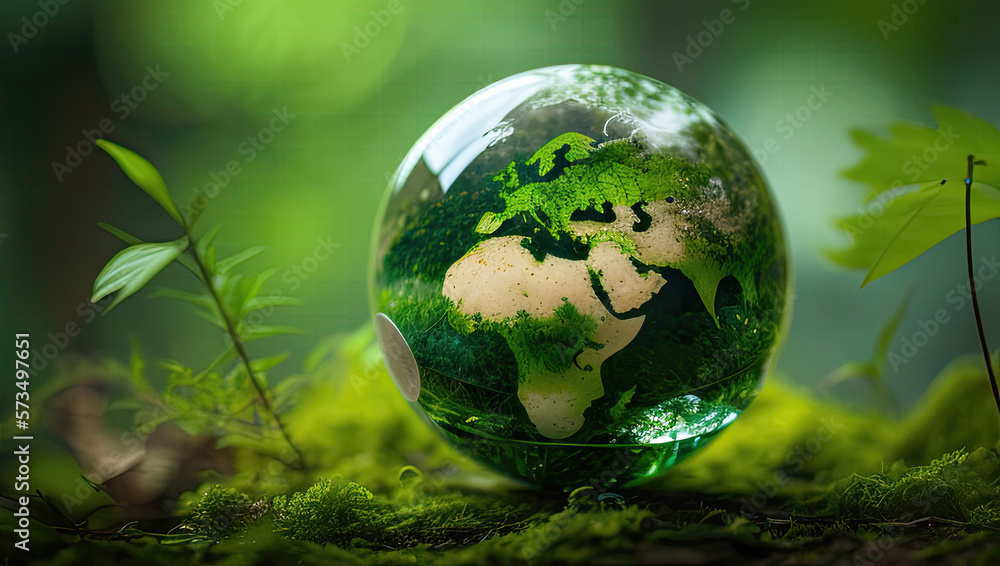 A Green World: The Significance of a Green Globe with Continents on ...