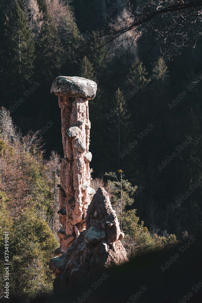 The tallest and most beautifully shaped earth pyramids in Europe ...