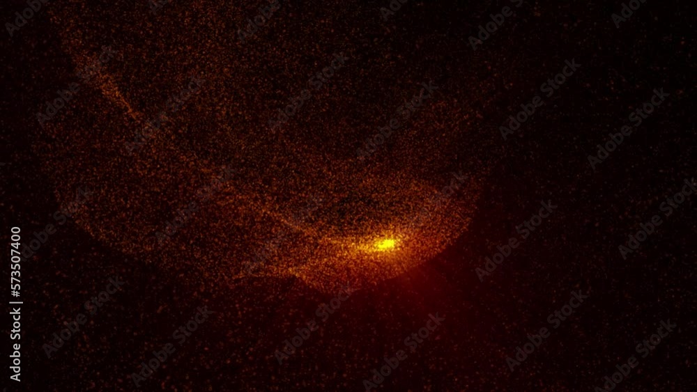 Abstract Star Core Moving Made With Particle Loop Animation, Abstract ...