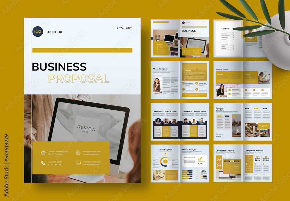 Business Proposal Stock Template | Adobe Stock