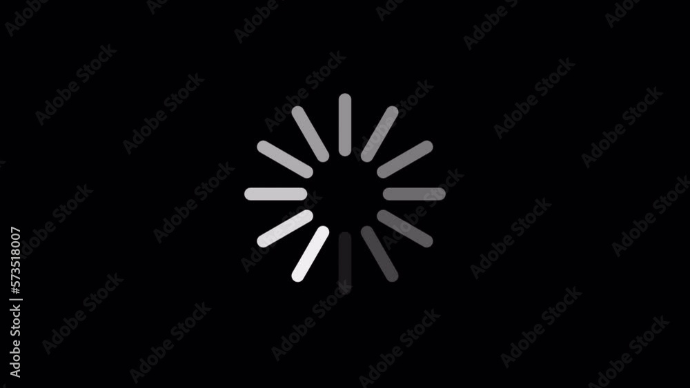 Loading scale. Video animation on transparent background. Video loading ...