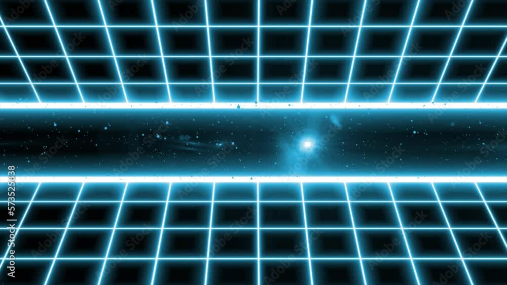 High Tech Digital Glowing Retro Background With Leans Flare Effects ...